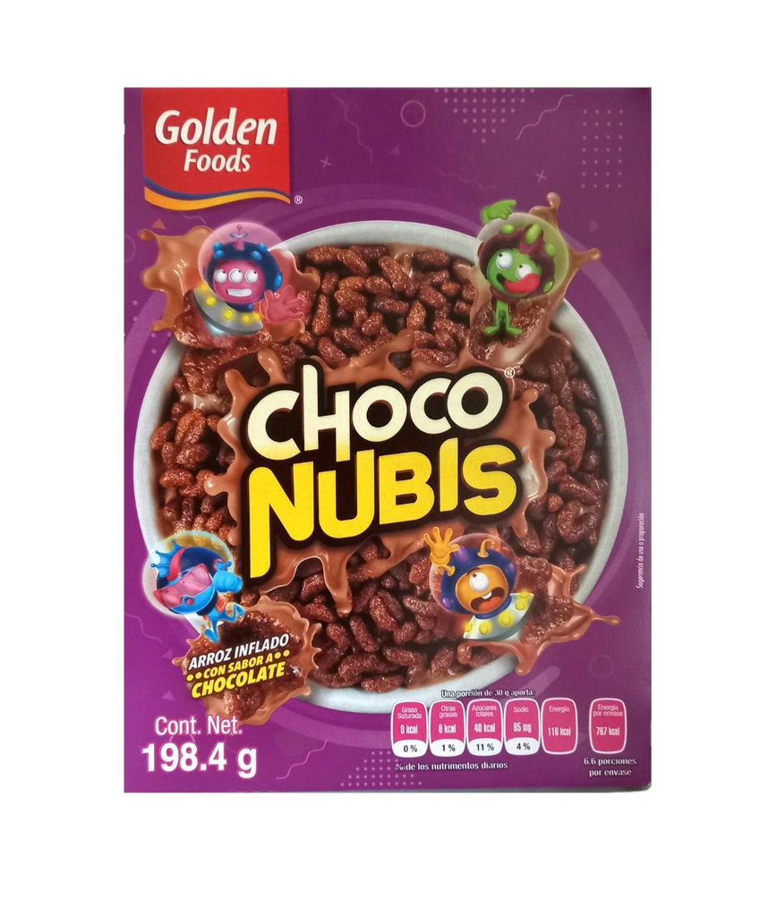 CEREAL CHOCO NUBIS GOLDEN FOOD | Supermercado El Éxito